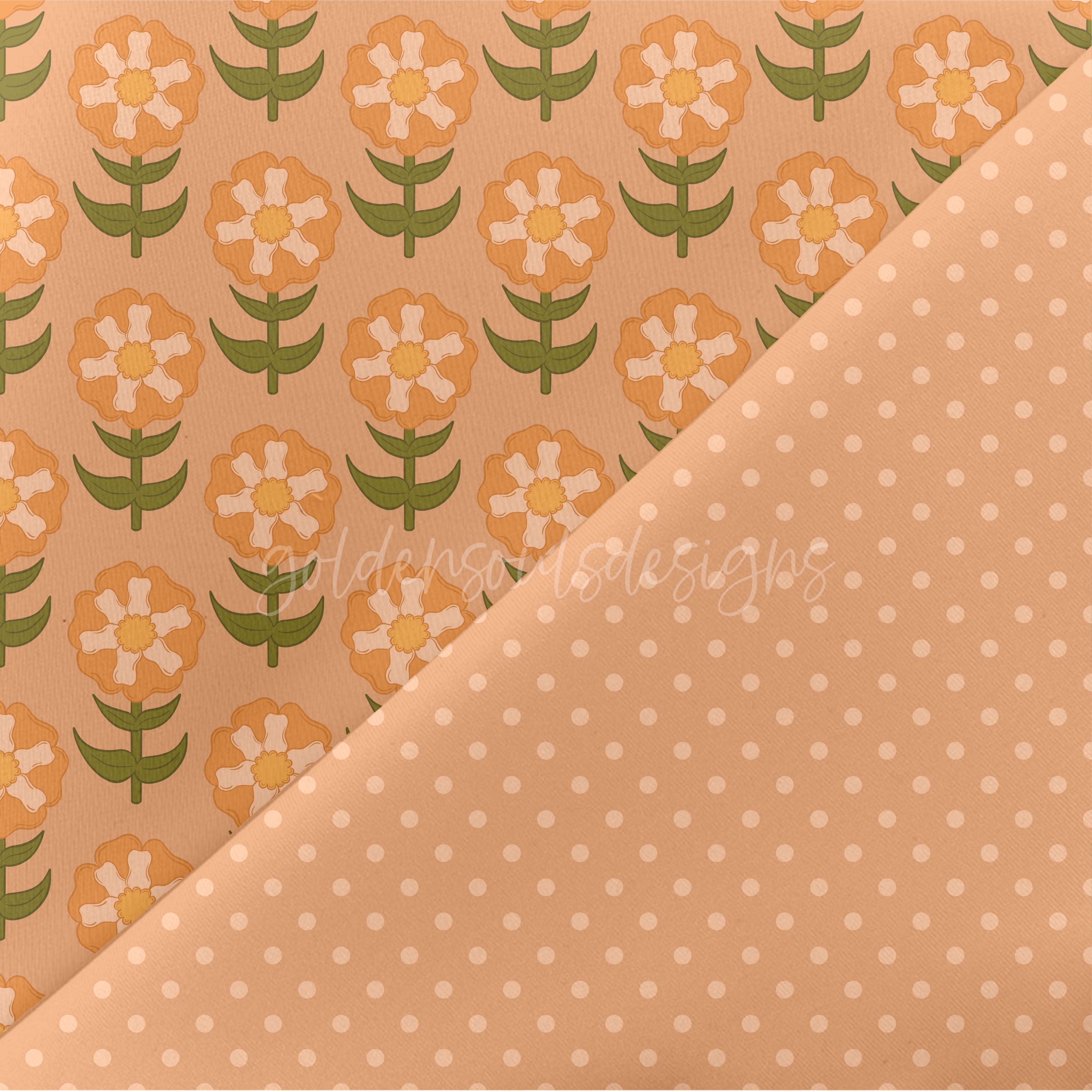 Cora Floral (V2) – Golden Souls Designs Co.