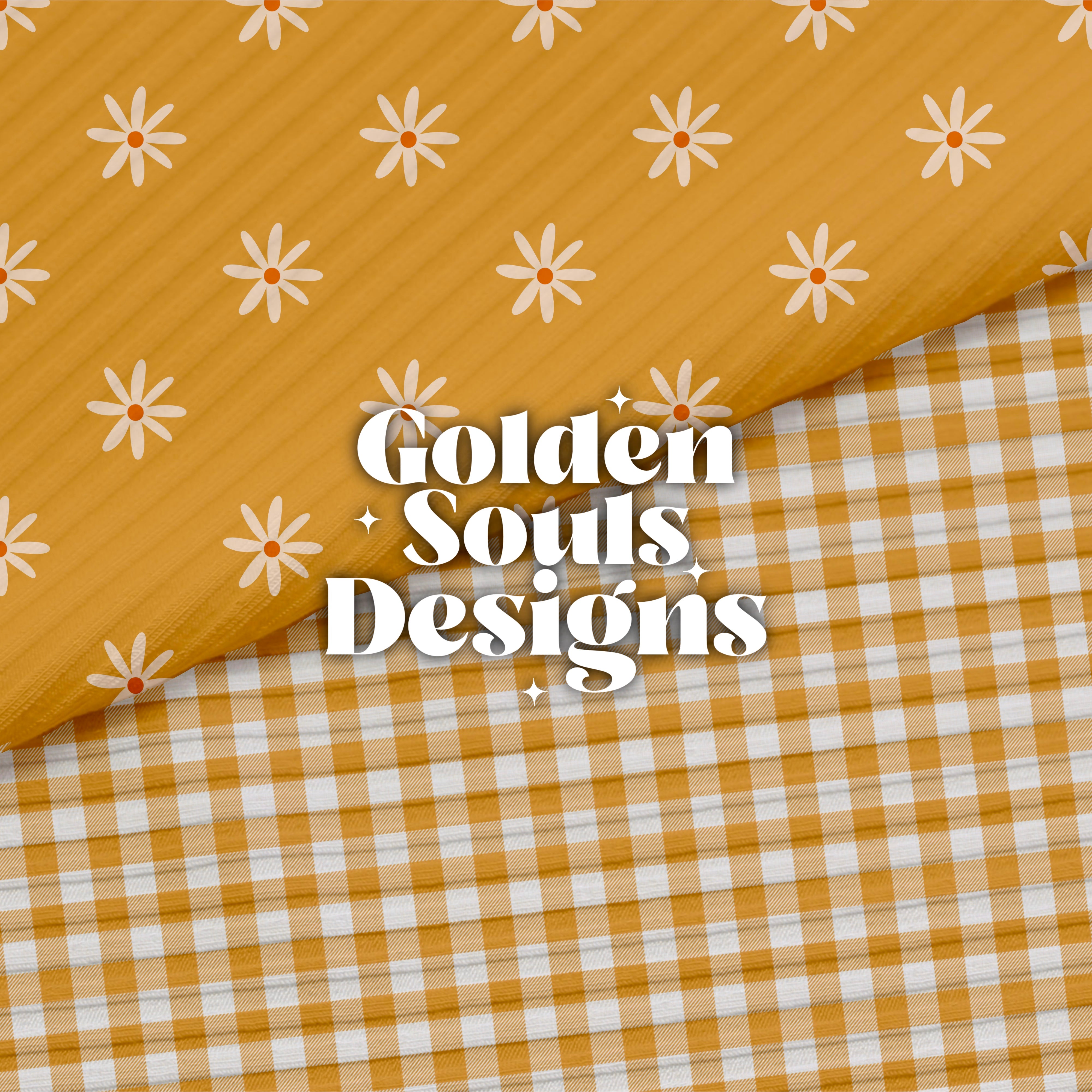 Ditzy Daisy (tan) – Golden Souls Designs Co.